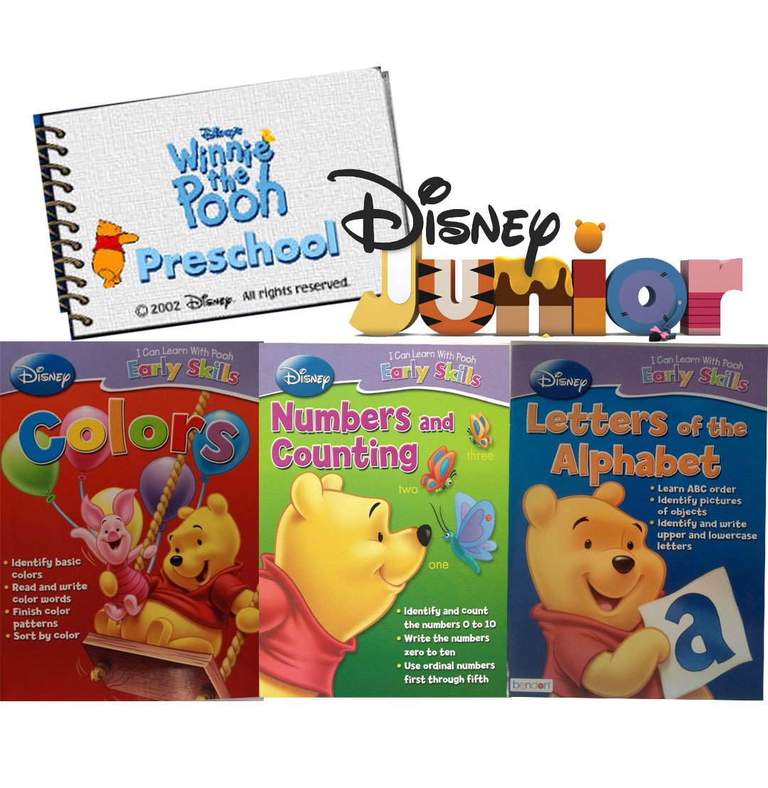 Disney Winnie The Pooh "I Can Learn With Pooh" Early Skills! Colors ...