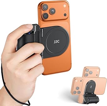 Black Magnetic Smartphone Grip, Magnetic Camera Handle Bluetooth ...
