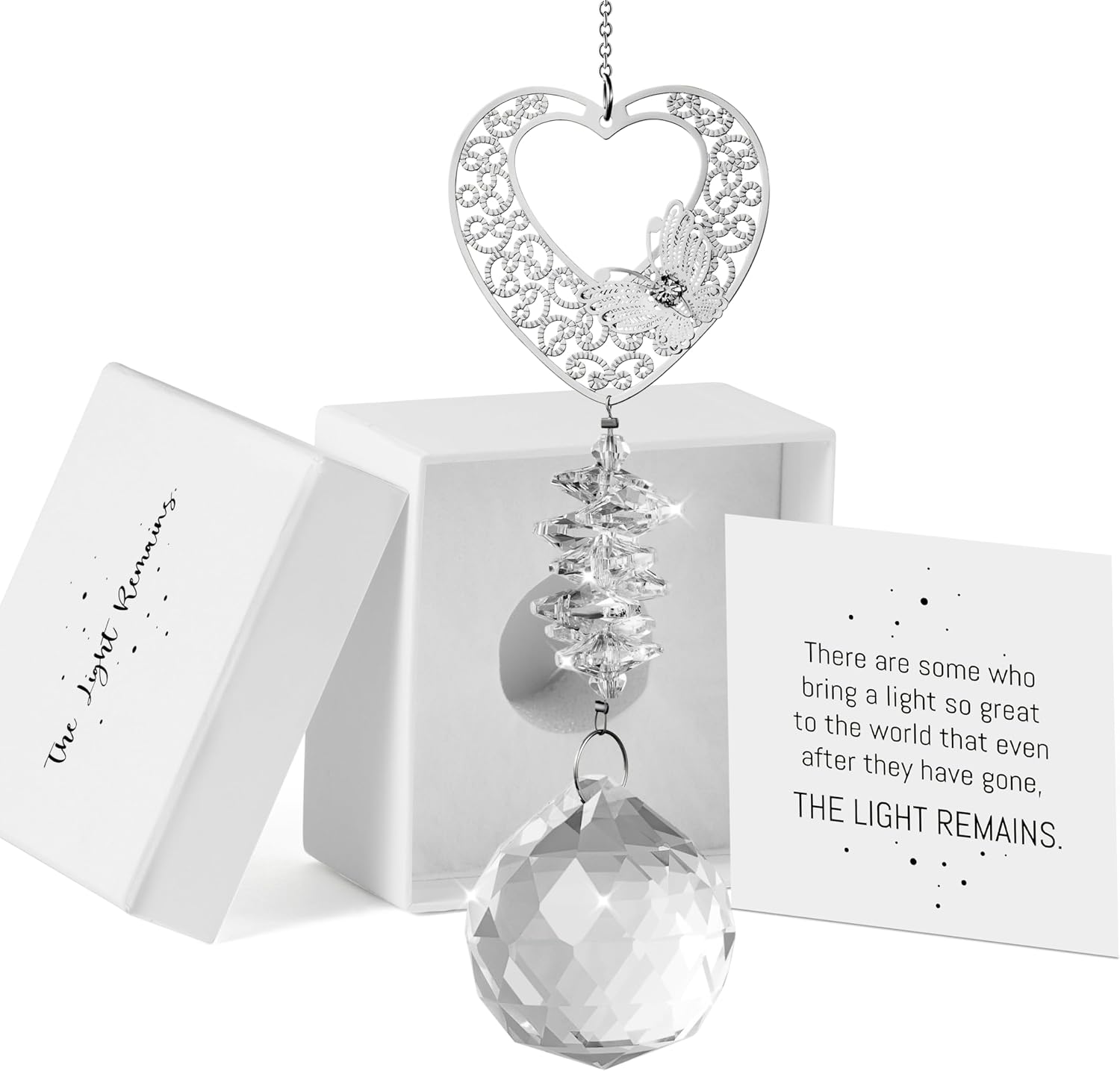Amazon.com: K1tpde Rainbow Maker Crystal Ball - Sympathy Grief Gifts ...