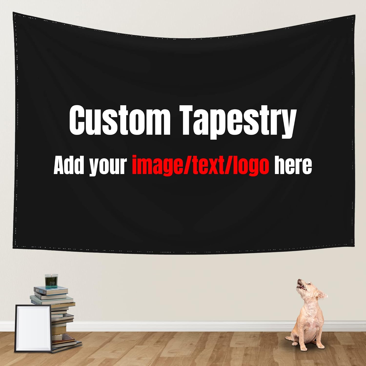 IQCGSSYG Custom Tapestry Personalized Design Your Own Tapestry Wall ...