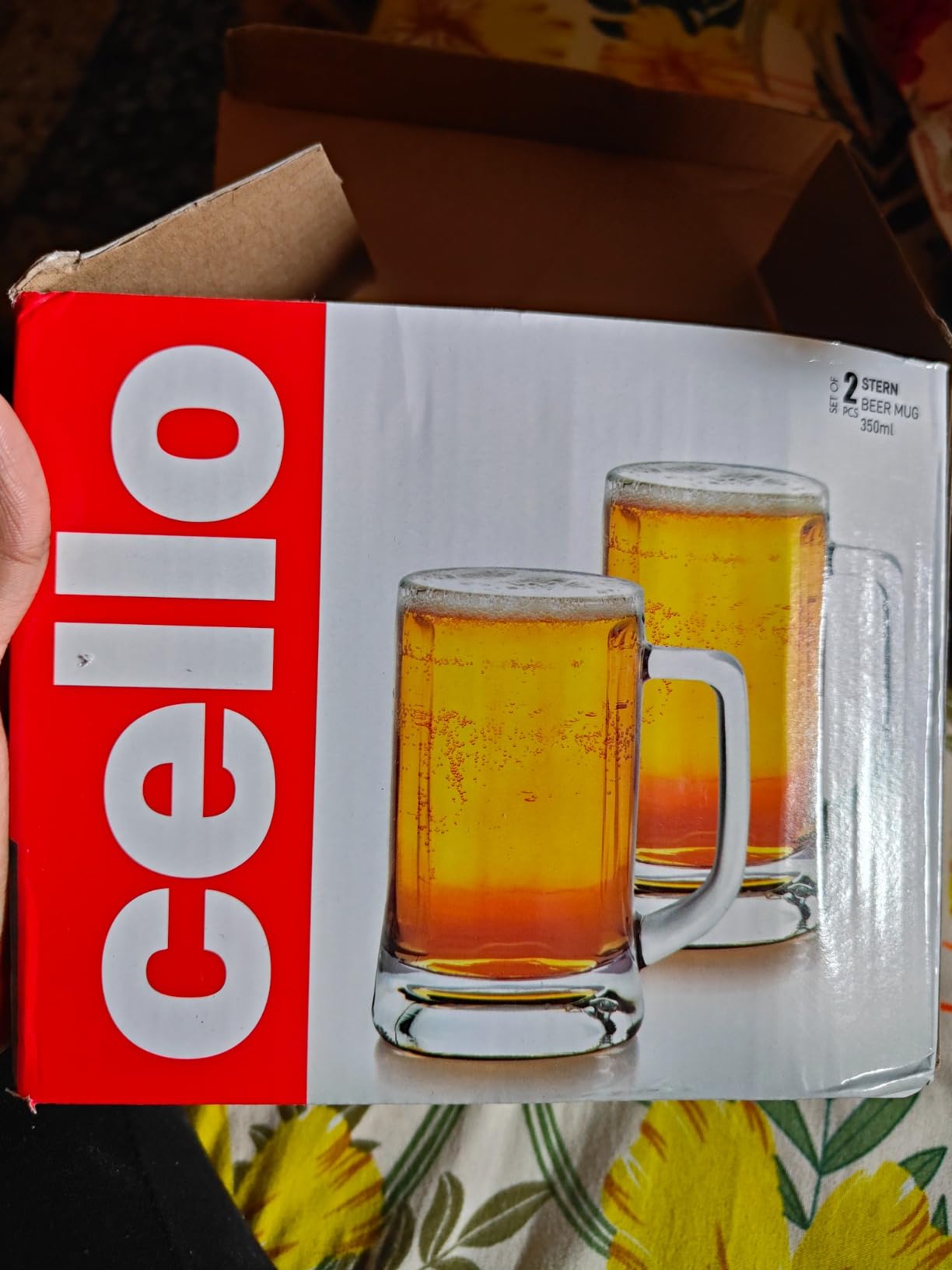 Buy CELLO Executive Beer Mug with Handle | Glasses for Beer, Juice ...