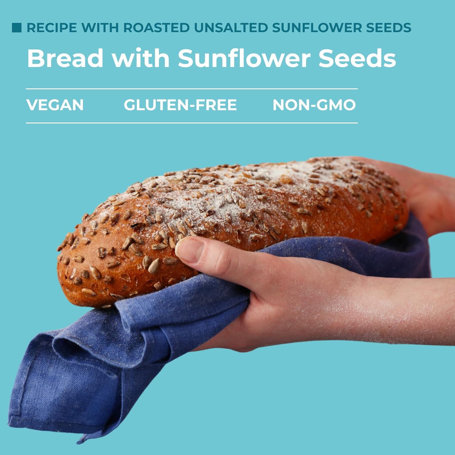 Amrita Foods – Semillas de girasol tostadas de 1 libra, granos enteros ...