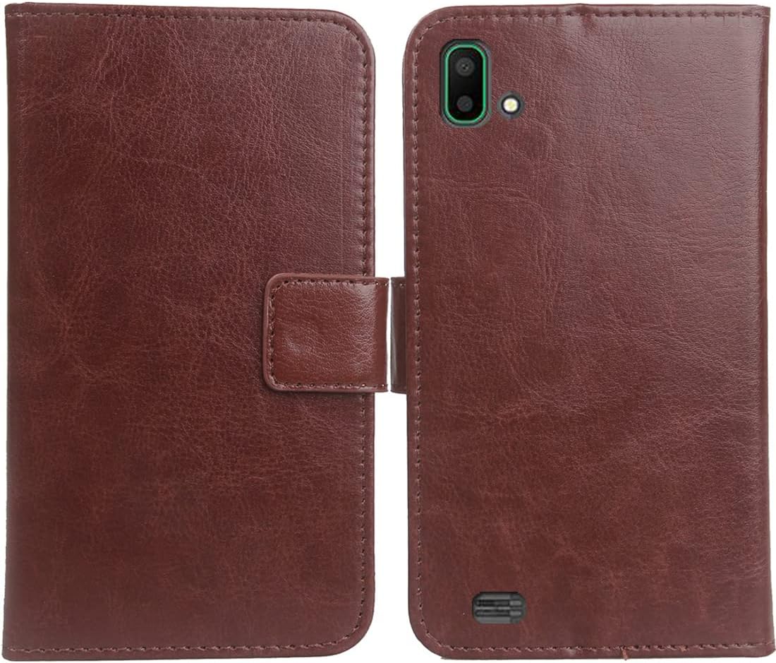 Gukas Housse Coque pour SFR Altice E54 5.99" PU Cuir Etui Leather Case ...