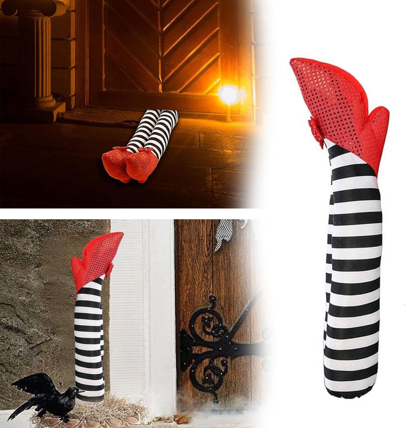 Amazon.com : Wicked Party Decorations, 1 Pair Wicked Witch Legs Prop ...
