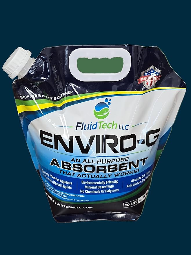Amazon.com: Enviro-G® Spill Absorbent Powder – 10 lb Spout Bag ...