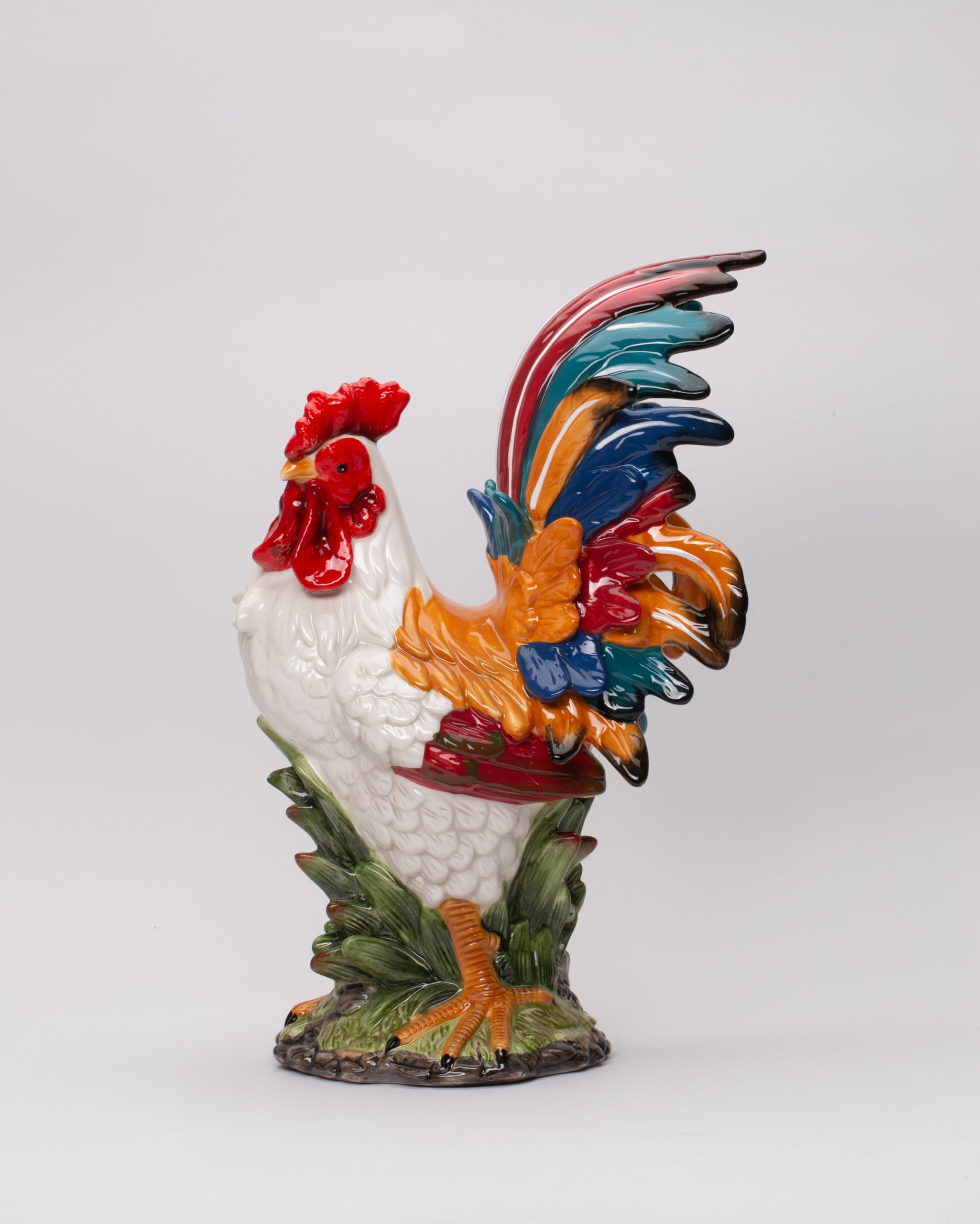 Tuscan Folk Art Chicken Folk Chickens Fabric, Wallpaper And Home Decor