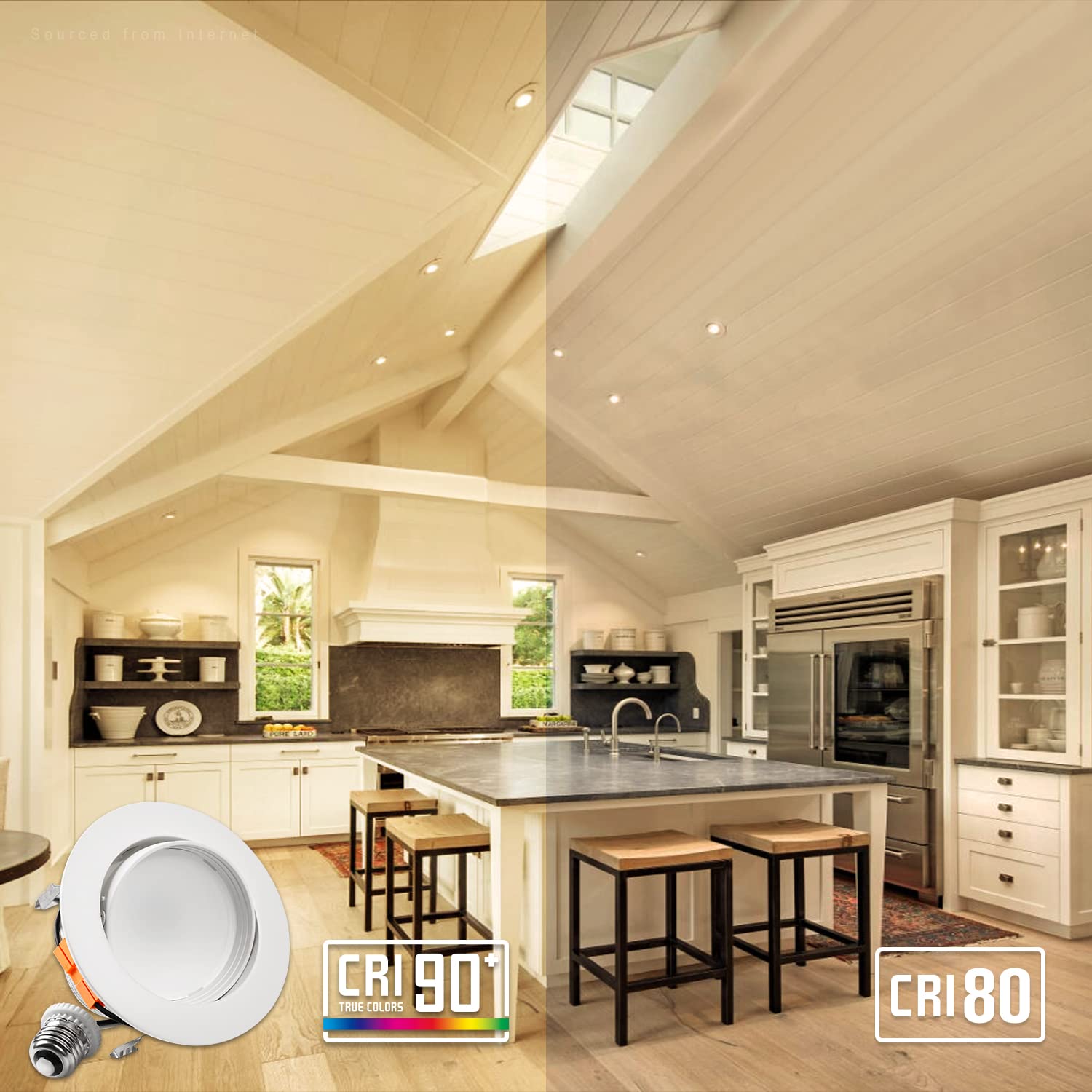 Led Retrofit Sloped Recessed Lighting HALO RL Slope Direct Mount