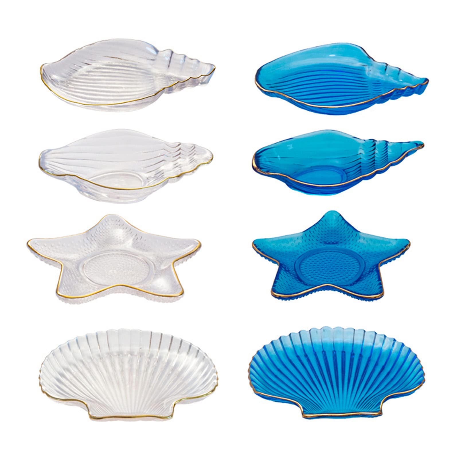 Starfish Conch And Scallop Shells And Underwater Elements, Seashells,