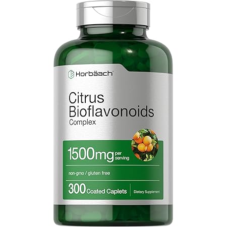 Amazon.com: Citrus Bioflavonoids Complex | 1500mg | 300 Caplets ...