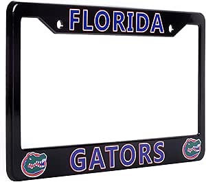 Amazon.com: EliteAuto3K Florida Gators License Plate Frame Cover ...