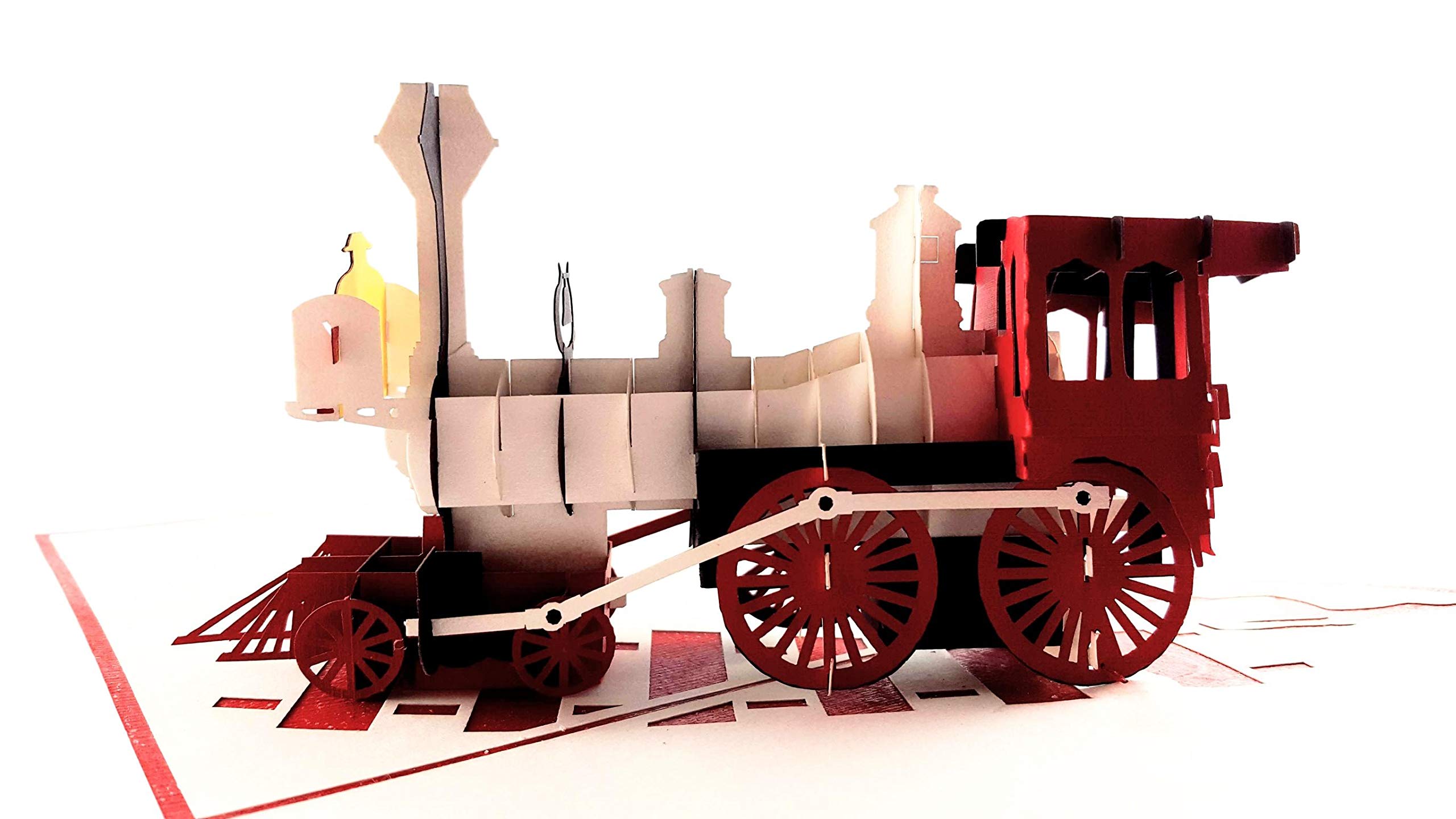 Amazon.com : iGifts And Cards Magical Christmas Steam Train 3D Pop Up ...