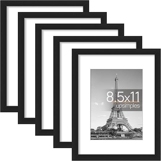 Amazon.com - upsimples 8.5x11 Picture Frame Set of 5, Display Pictures ...