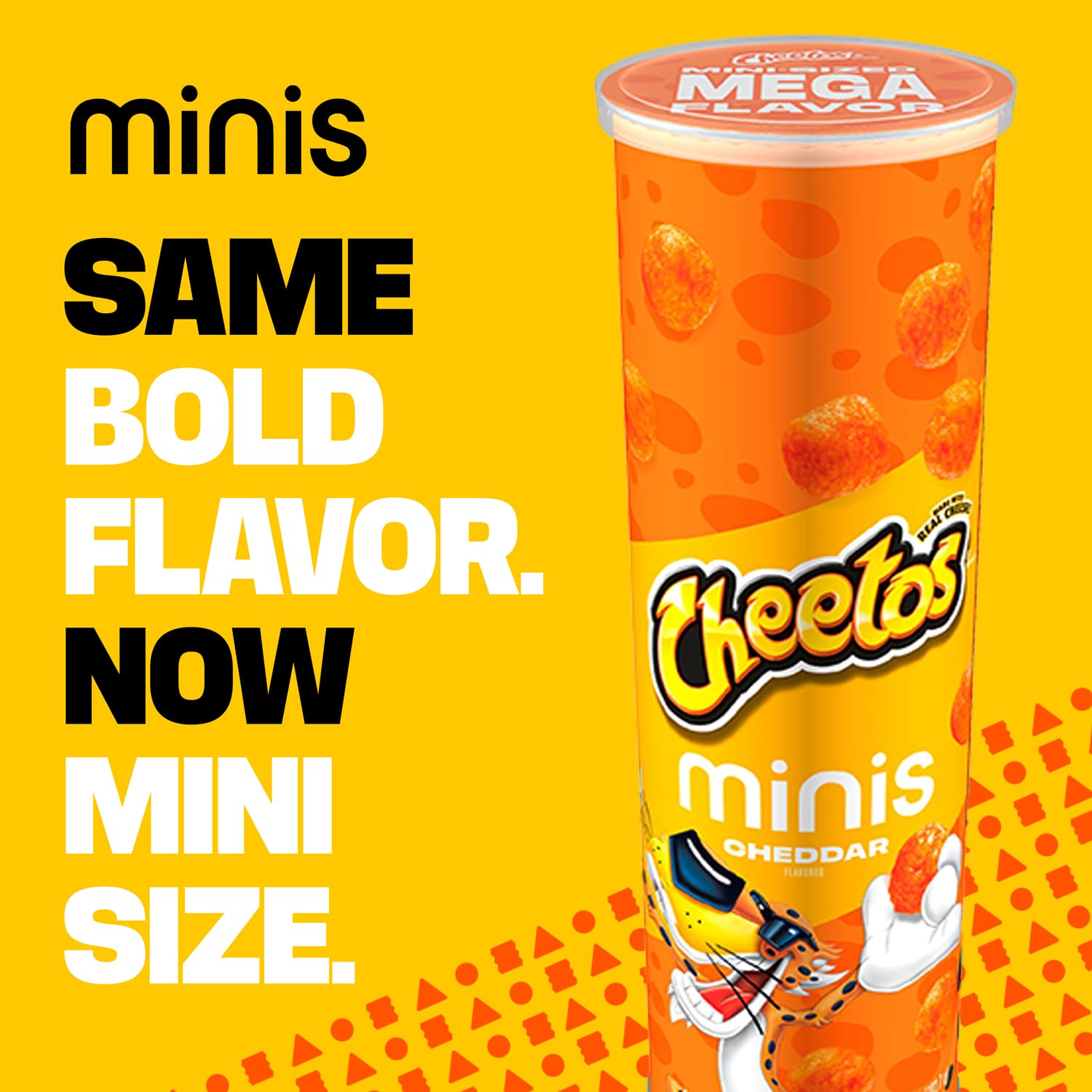 Snapklik.com : Cheetos Minis Canisters, Cheddar, 3.625 Ounce