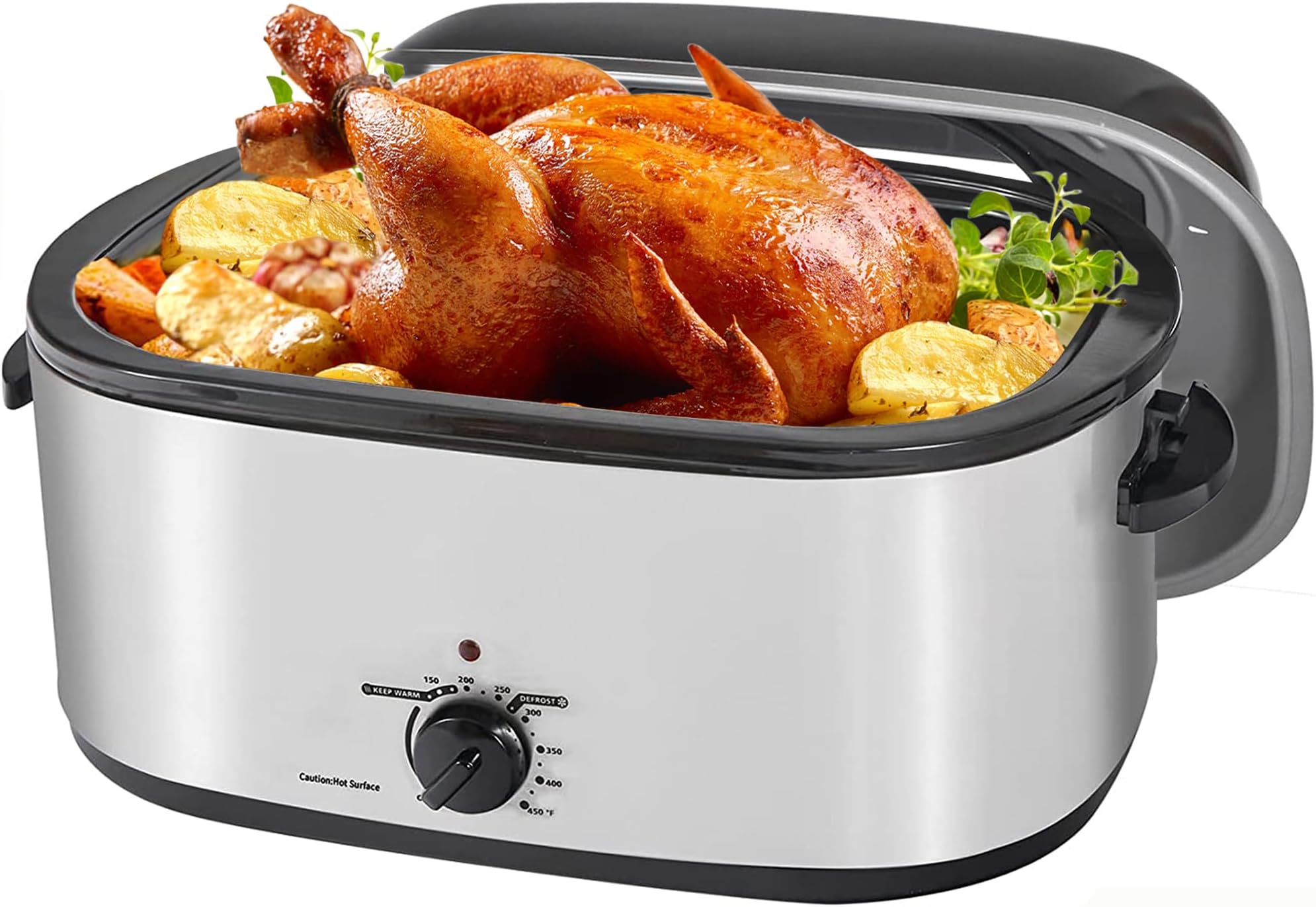 Amazon.com: Proctor Silex 32191 Roaster Oven, 18 qt, Stainless Steel ...
