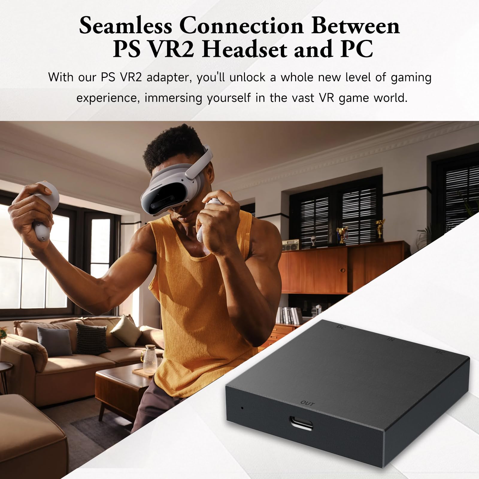 SteamVR Adapter For PSVR2 PS VR2 PC Adapter - Connect Your PlayStation ...