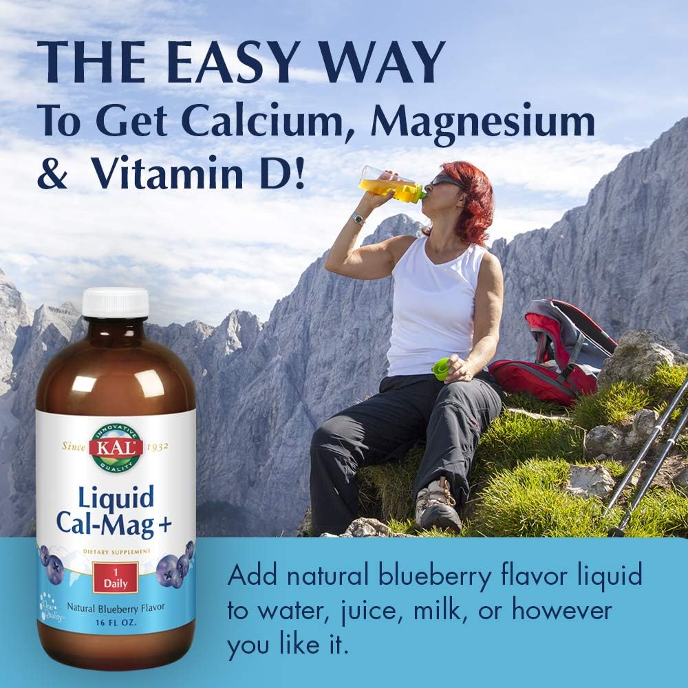 KAL LIQUID CALCIUM MAGNESIUM PLUS- ALL ORDERS $99 & UP SHIP FREE ...