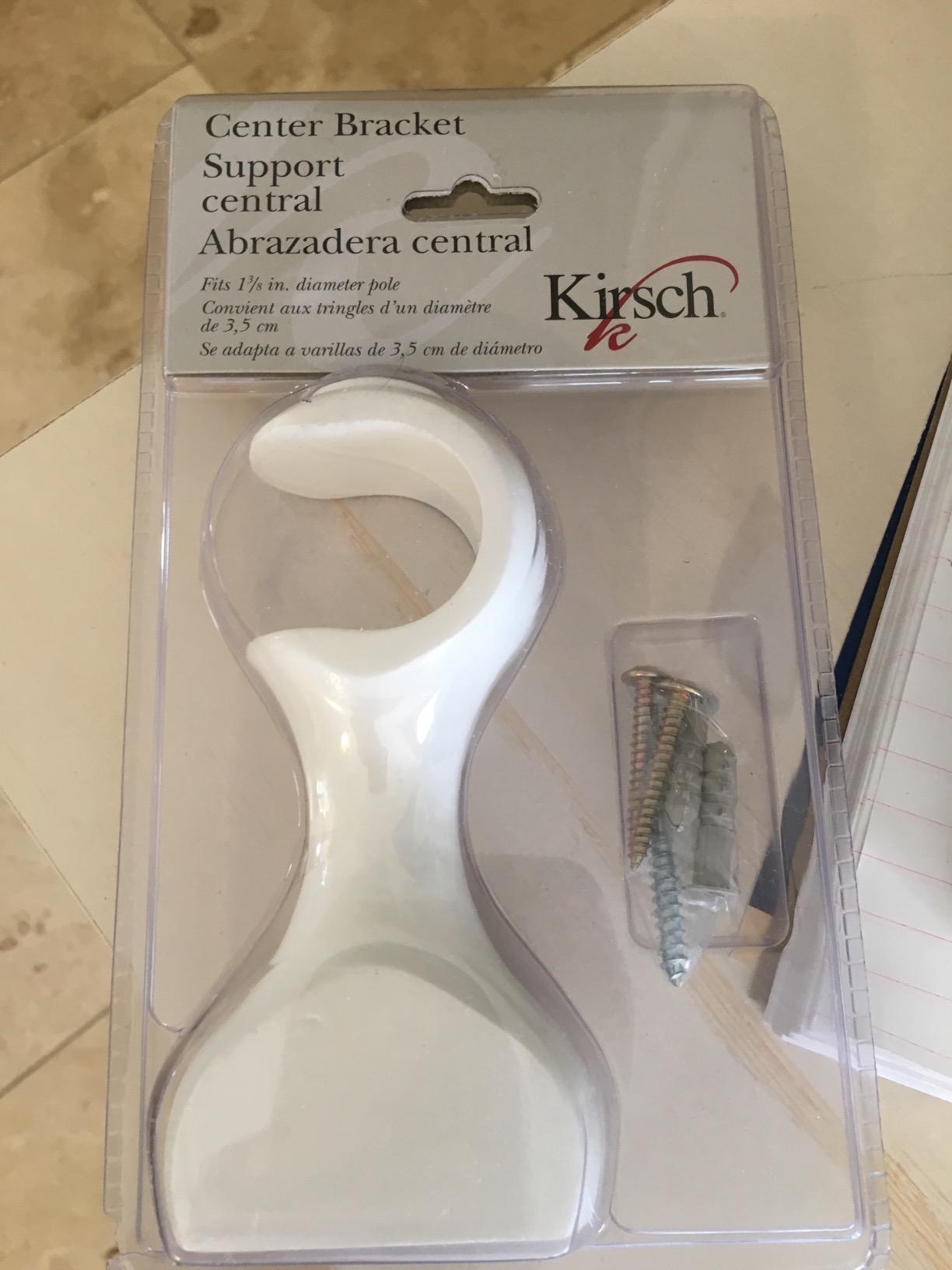 Amazon.com: Round Support Bracket in a White finish for a 1-3/8" dowel ...