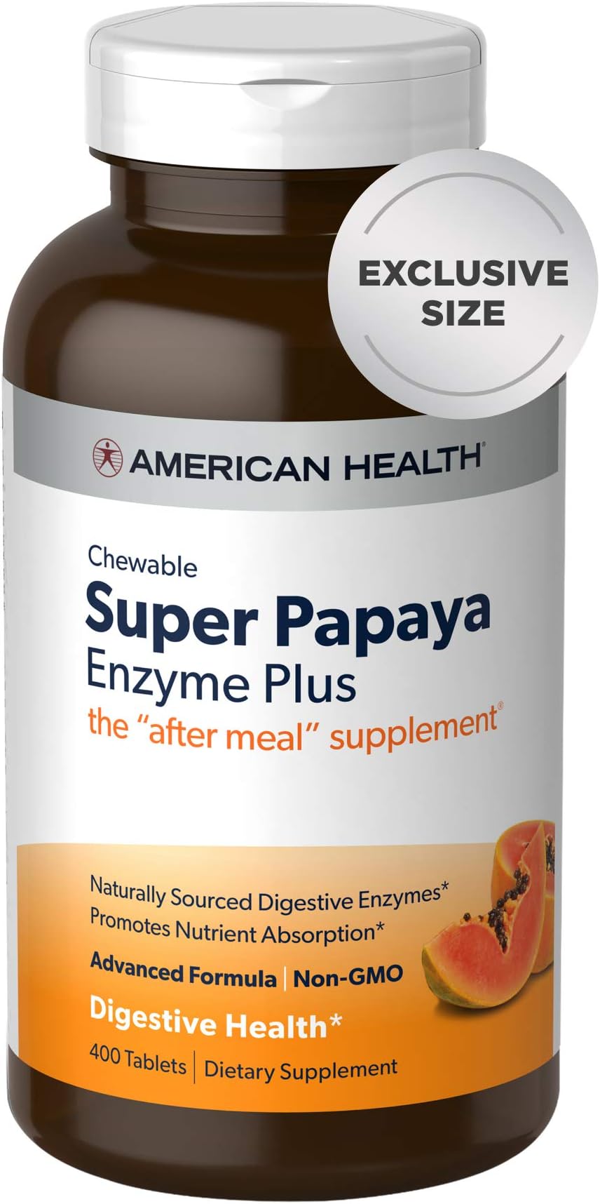 Amazon.com: American Health - Super Papaya Enzyme Plus Chewable High ...