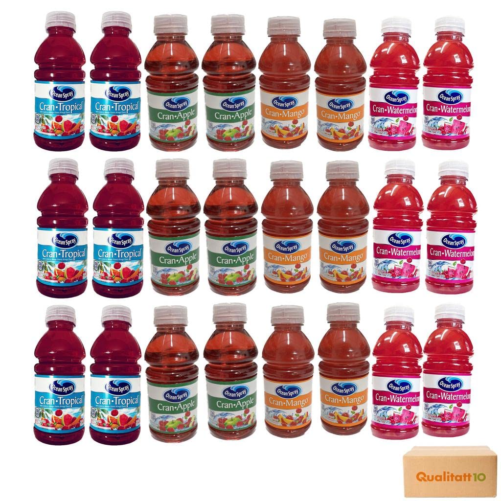 Ocean Spray Tropical Apple Mango Sandía 10 onzas líquidas, paquete de ...
