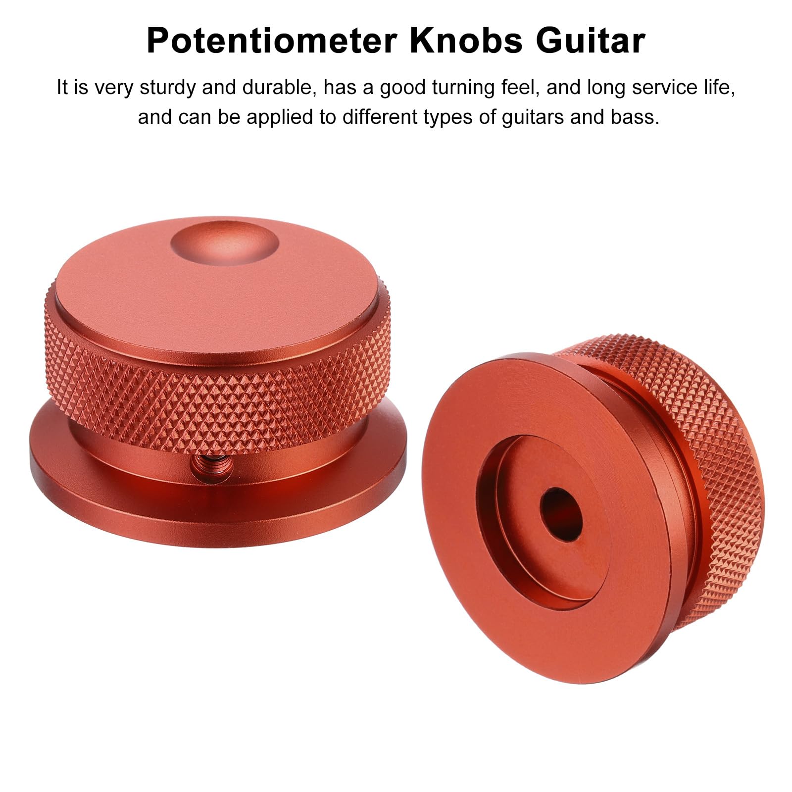 Snapklik.com : MECCANIXITY Aluminium Potentiometer Knobs 1/4"x15 ...