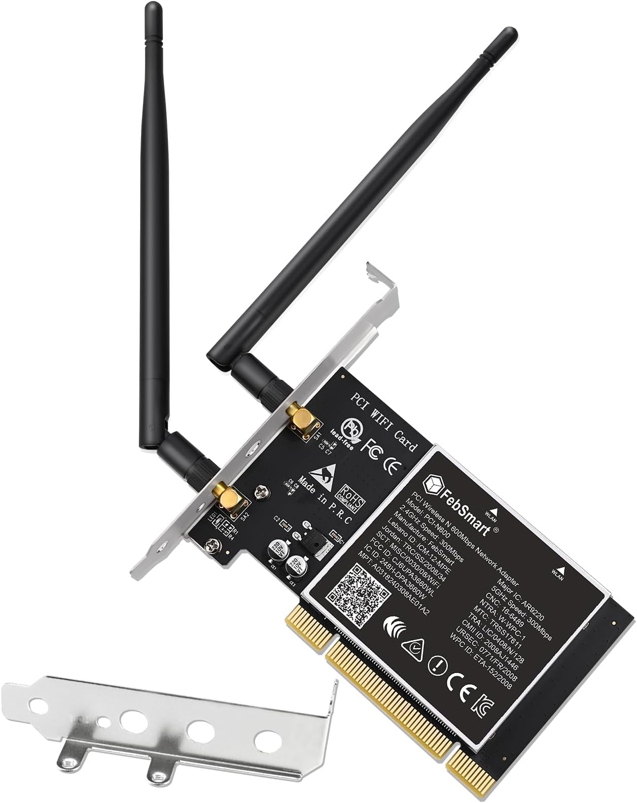 Amazon.com: NETELY Dual Band Wireless-AC 1200Mbps PCIE WiFi Adapter ...