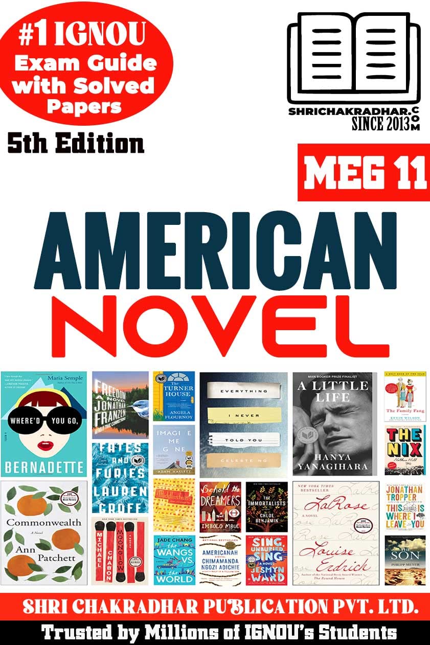 Buy IGNOU MEG 11 Previous Year Solved Question Paper American Novel ...