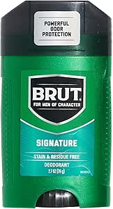 BRUT Signature Scent Deodorant - Deodorant Stick with Odor Elimination ...