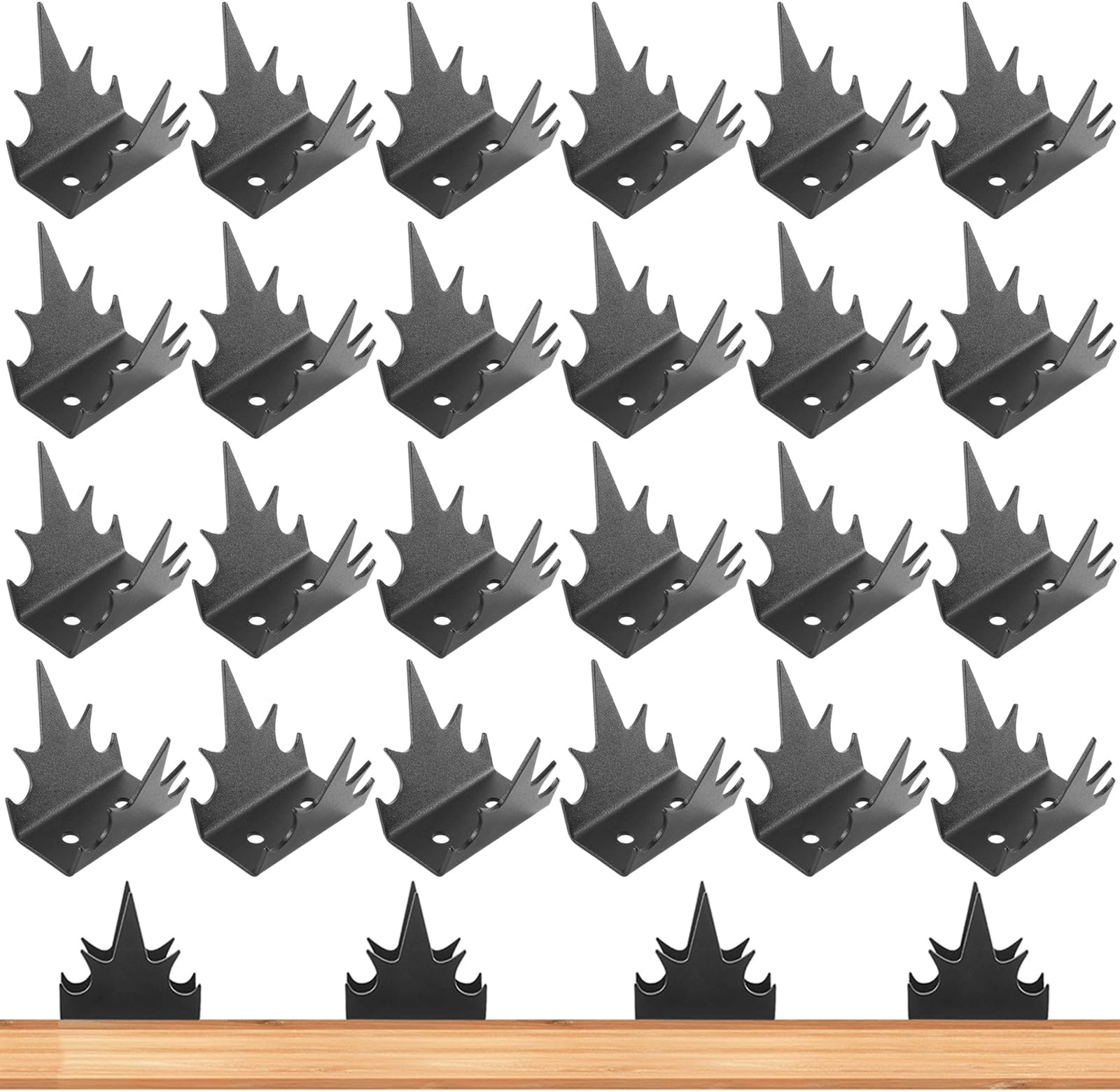 Amazon.com : 15pcs Stainless Steel Fence Spikes Security Anti Climb ...