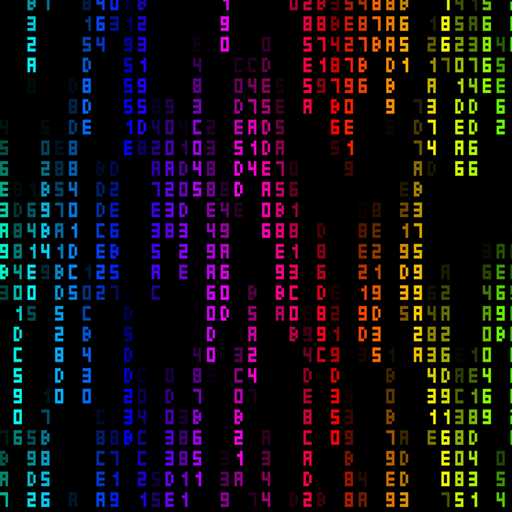 Rainbow Matrix Live Wallpaper | Rainbow Matrix Screensaver. Animated ...