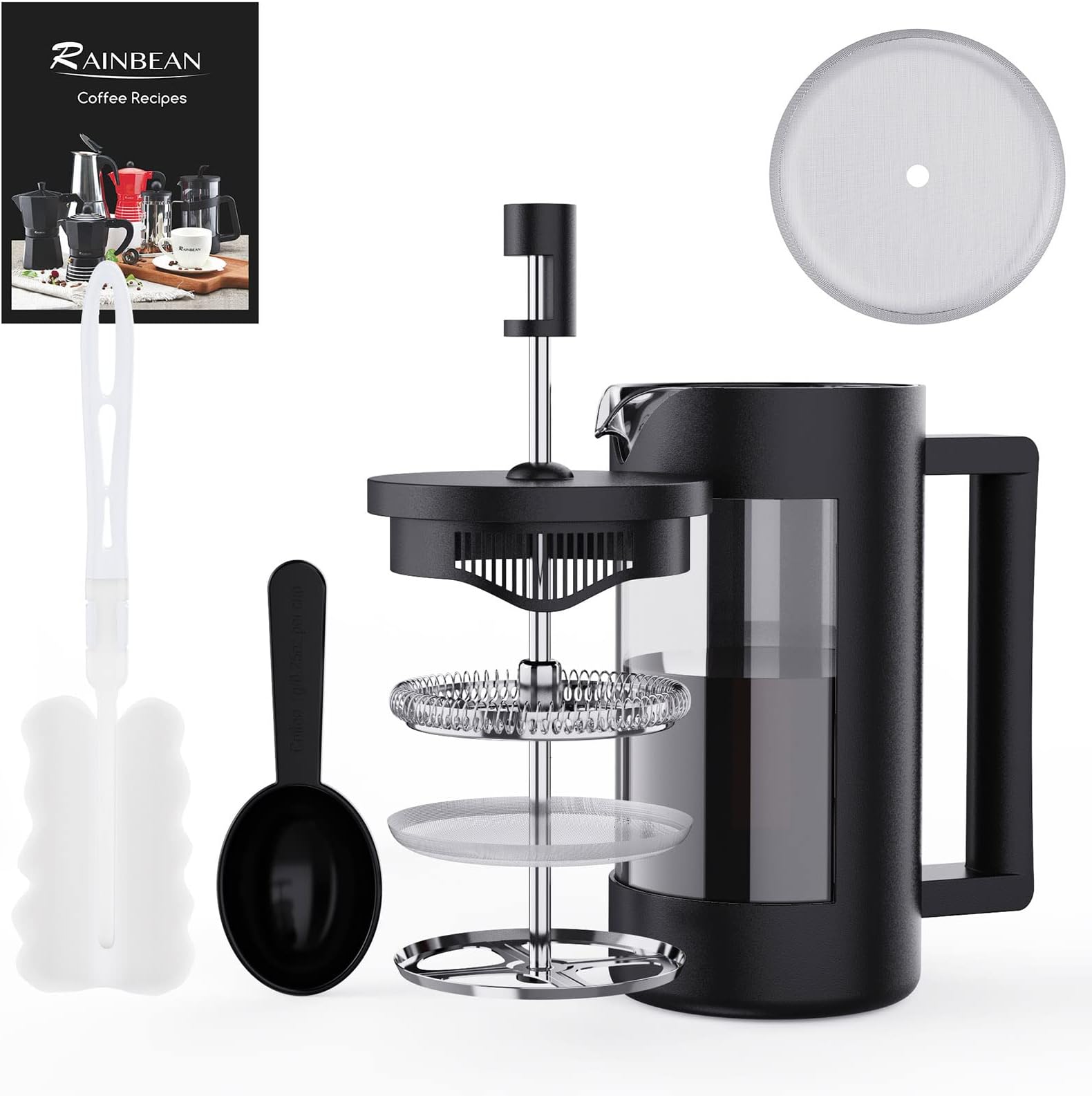 Apollo Black Coffee Plunger / 350ml Jug - 2 Cup/Caffettiera French ...