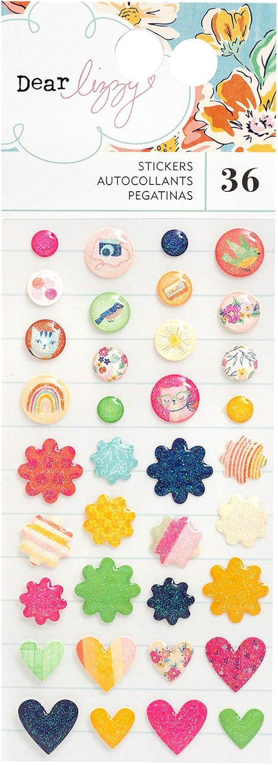 Amazon.com: American Crafts Dear Lizzy Iridescent Glitter Enamel ...