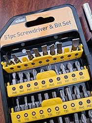 Rolson 28429 51 pc Screwdriver & Bit Set : Amazon.co.uk: DIY & Tools