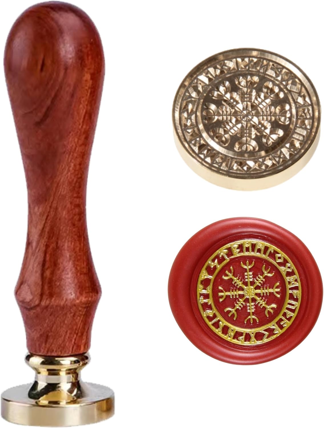 Amazon.com : Viking Runes Sealing Wax Stamps Norse Runic Elder Futhark ...