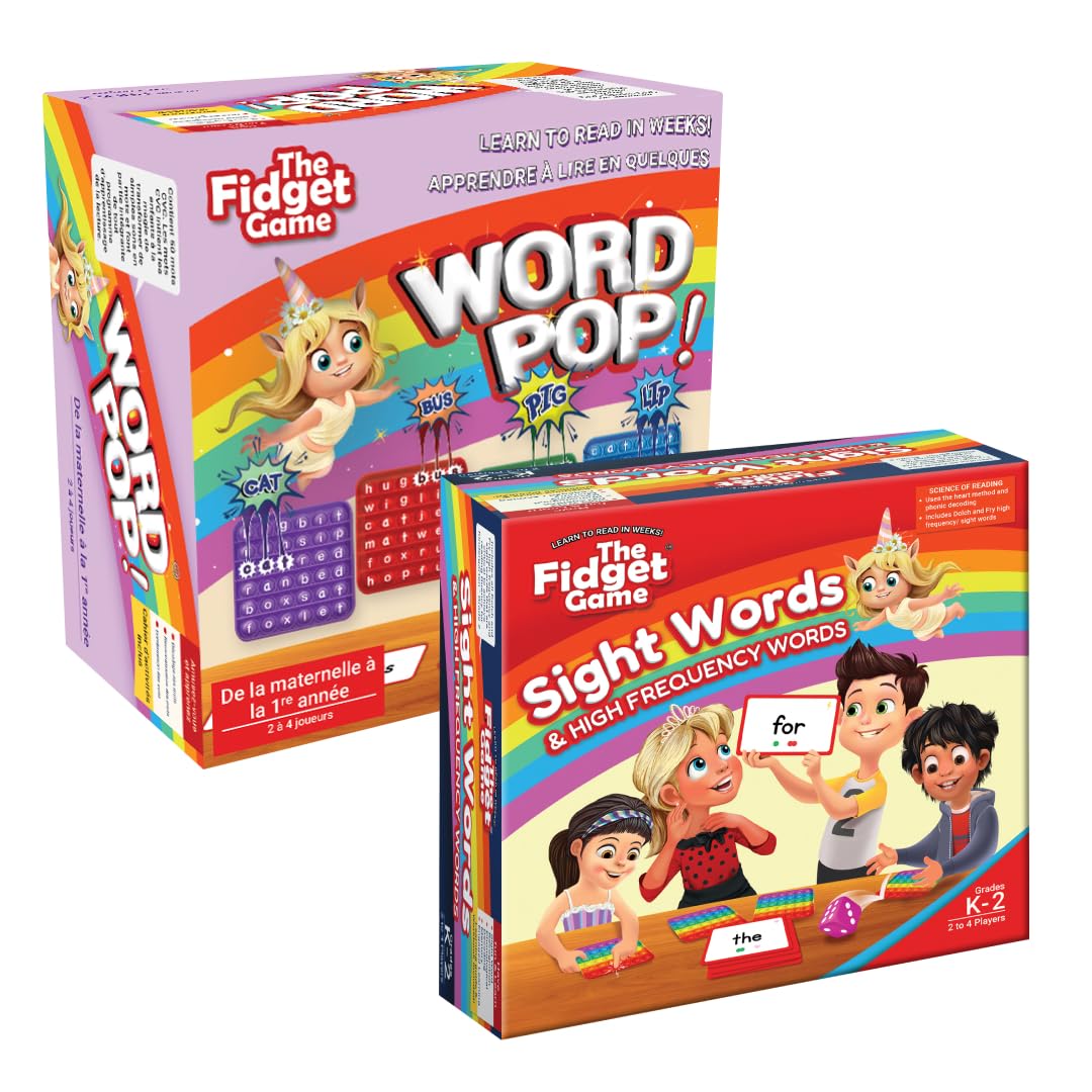 Snapklik.com : THE FIDGET GAME Ultimate Reading Bundle - Flashcards And ...