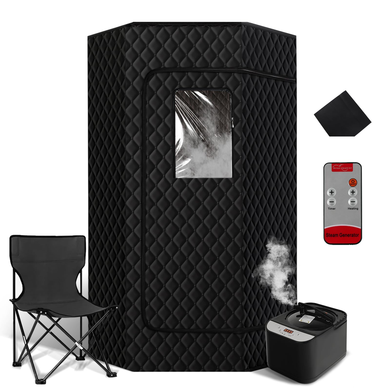 Amazon.com : PEEKO Portable Sauna for Home, Full Size Personal Pentagon ...