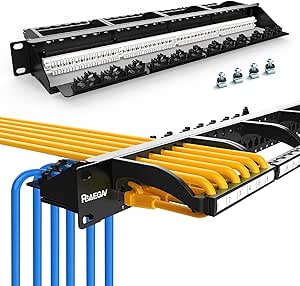 Amazon.com: PBAEGAV Keystone Patch Panel 24 Port Cat6 【EC Listed ...