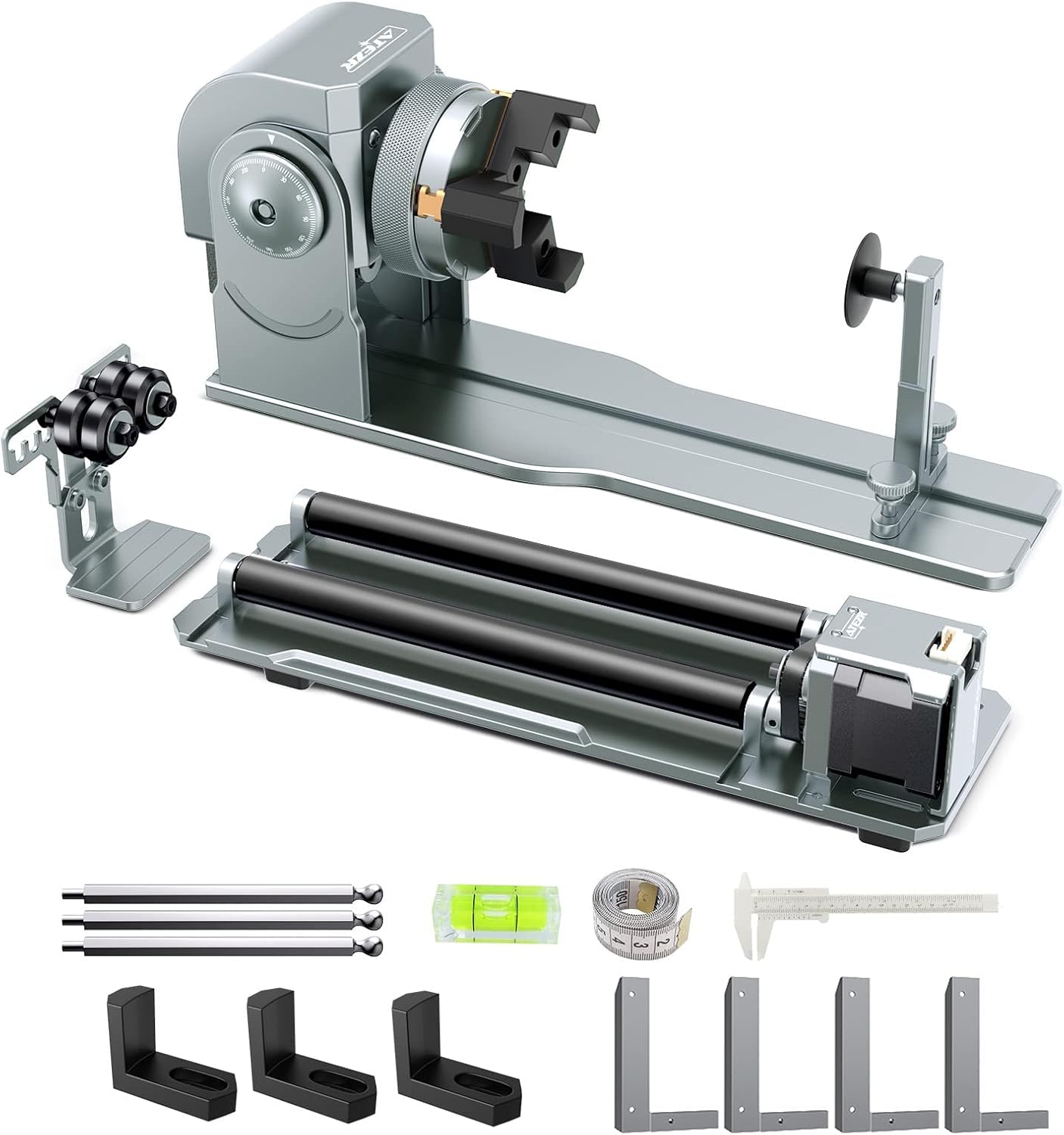 Amazon.com: Atezr KR PRO 4-in-1 Laser Rotary Set, Y-axis Rotary Chuck ...