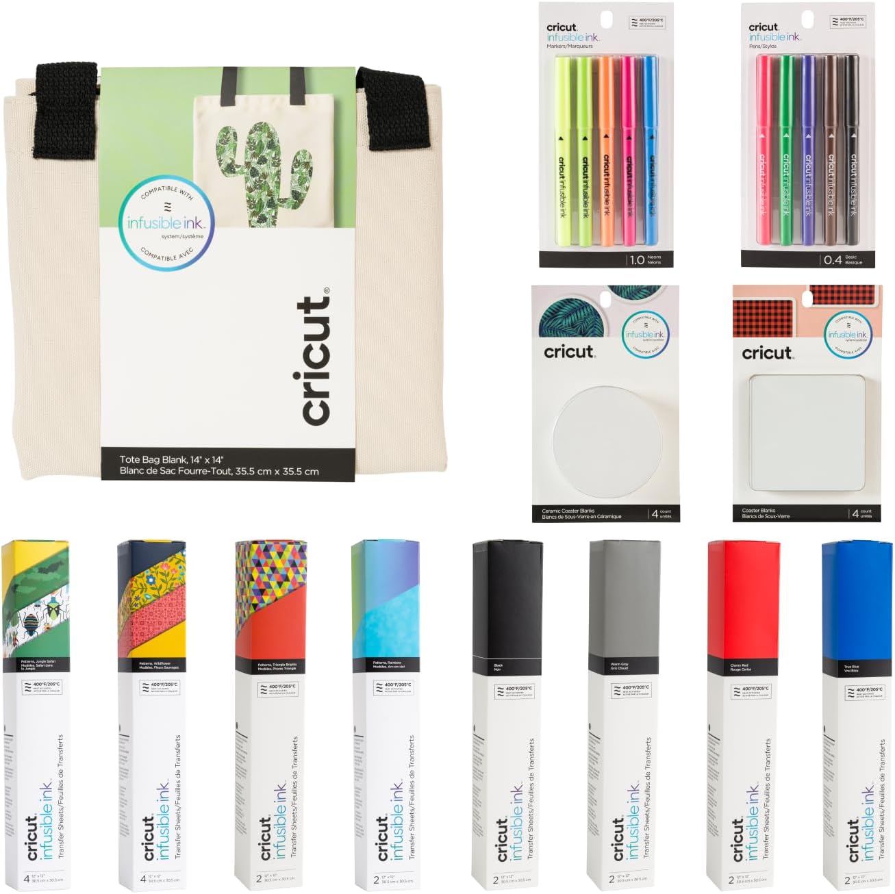Amazon.com: Cricut Infusible Ink Beginner Bundle | Sublimation Kit for ...