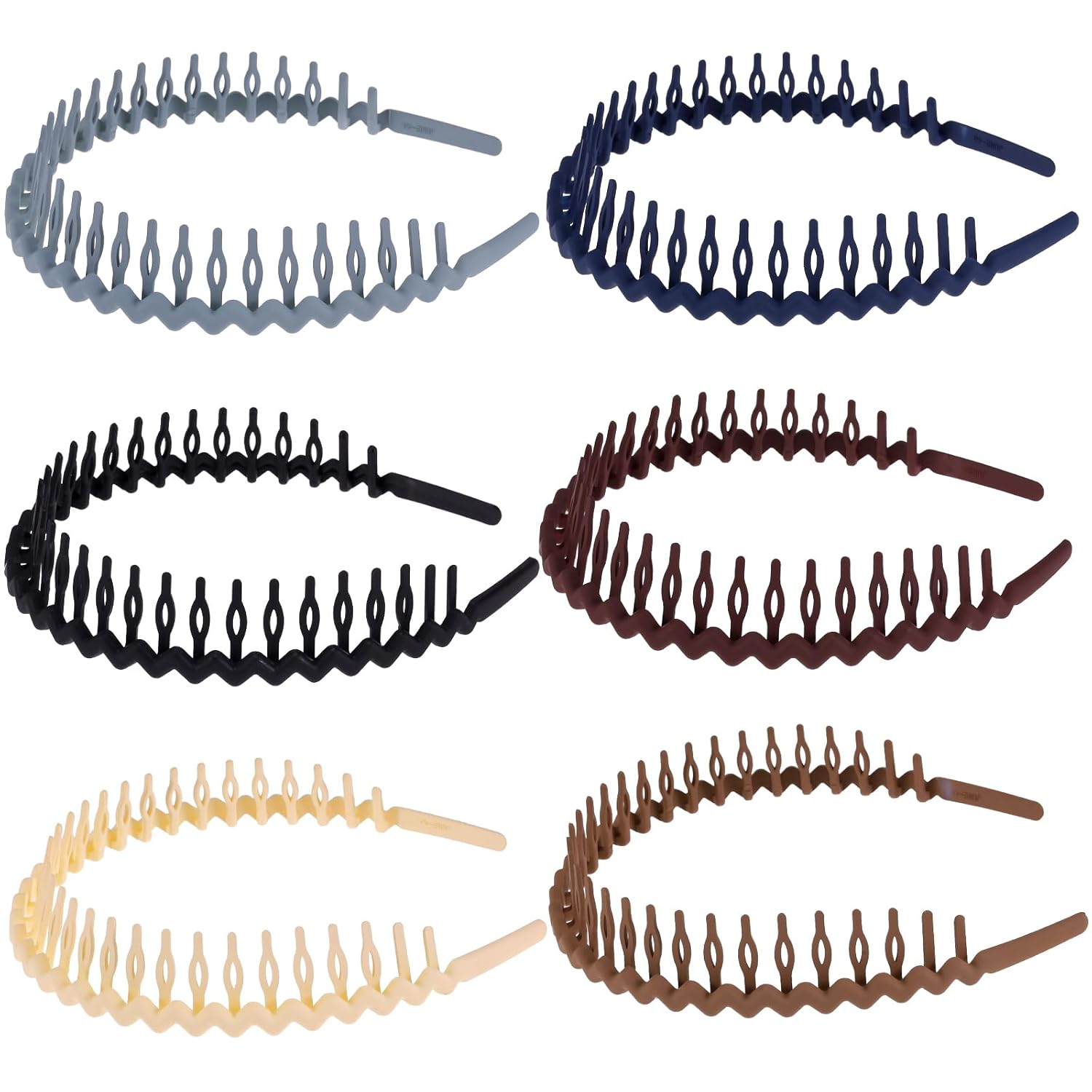 Amazon.com : Qianyu 6 Pcs Shark Teeth Headbands for Girls Women Plastic ...
