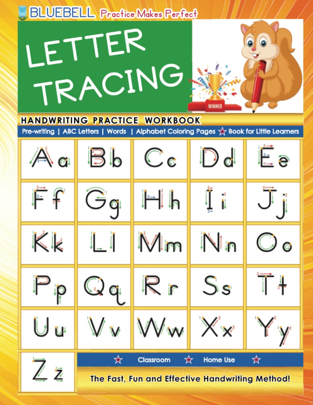 Amazon.com: LETTER TRACING Handwriting Practice Workbook | Pre-Writing ...