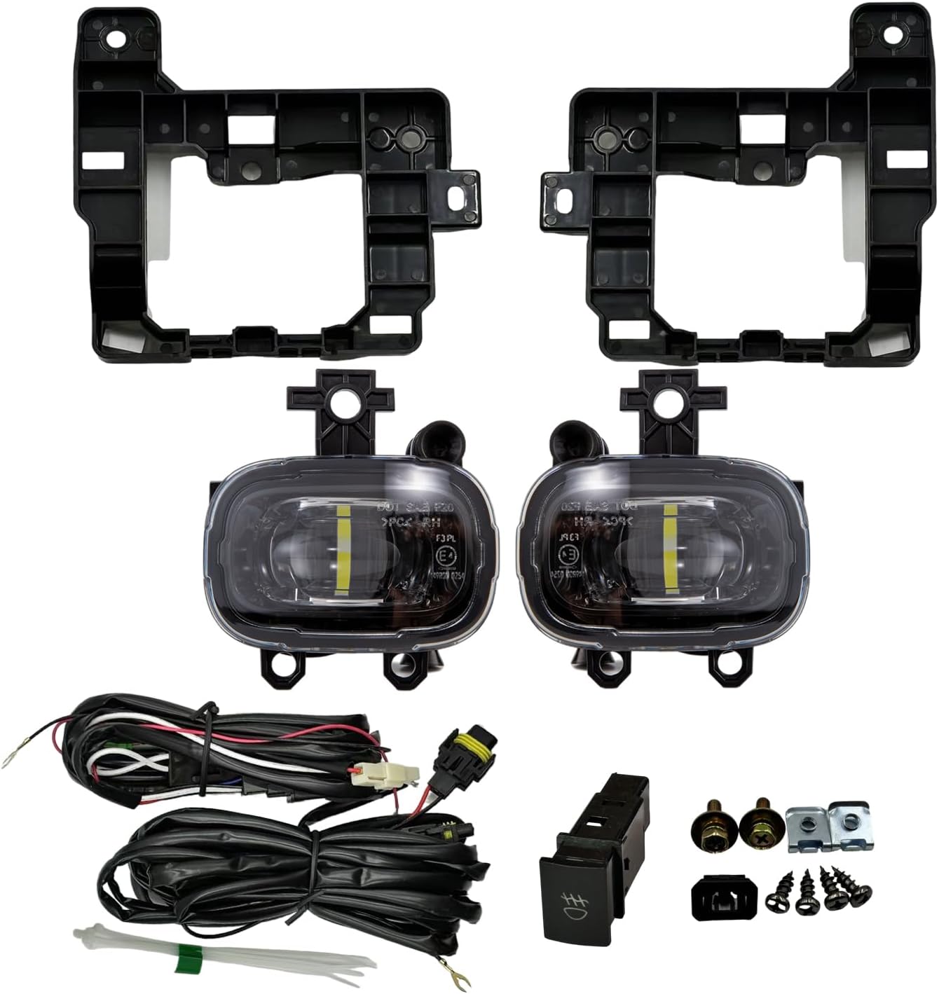 Amazon | 日産 ノート e-power NOTE E13 SNE13 前期 後付け LED フォグランプ 後付け 本体 ユニット フルキット 純正タイプ 交換 ハイパワー ポン付け ...