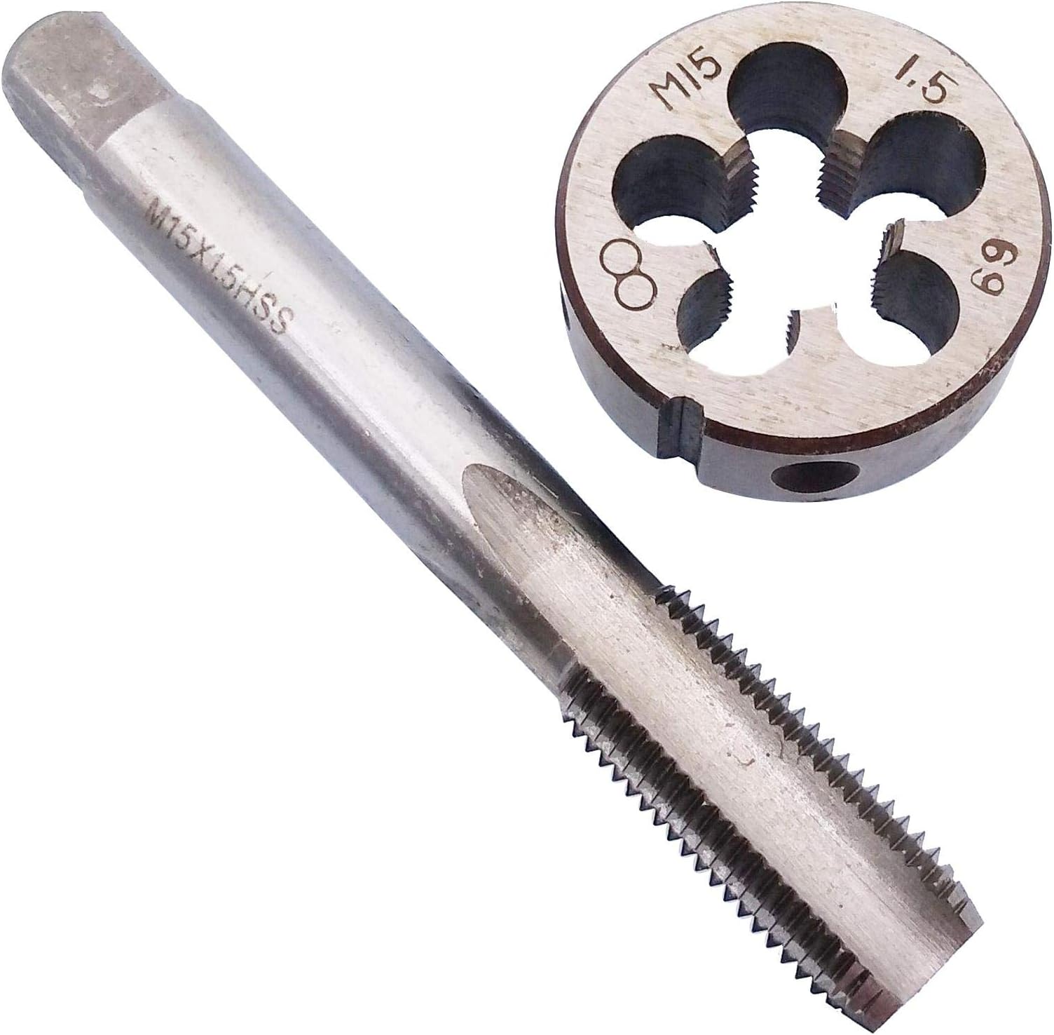 Amazon.com: HSS 15mm x 1.5 Metric Die Right Hand Thread M15 x 1.5mm ...