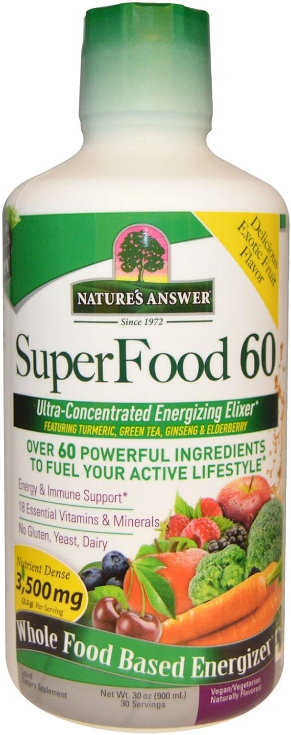 Amazon.com: Nature s Answer SuperFood 60 Naturally Flavored 30 oz 900 ...