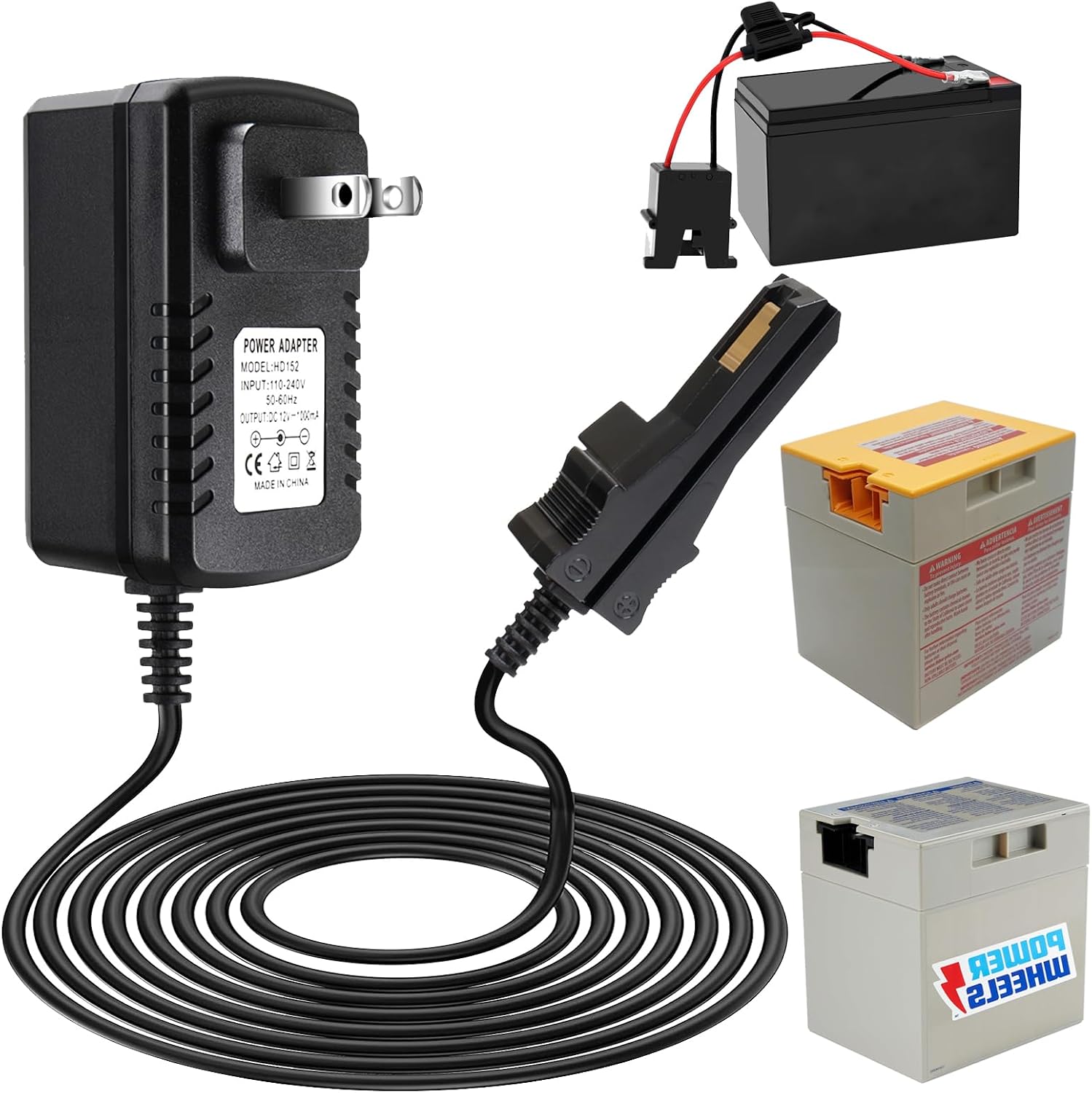 Amazon.com: 12V Battery Charger Replacement for Fisher-Price Power ...