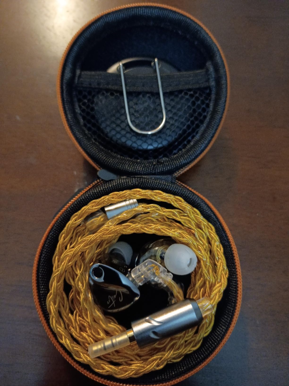 QKZ T1 0.75MM QDC IEM Upgrade Cable, 200 Cores 8 Strand Oxygen Free ...