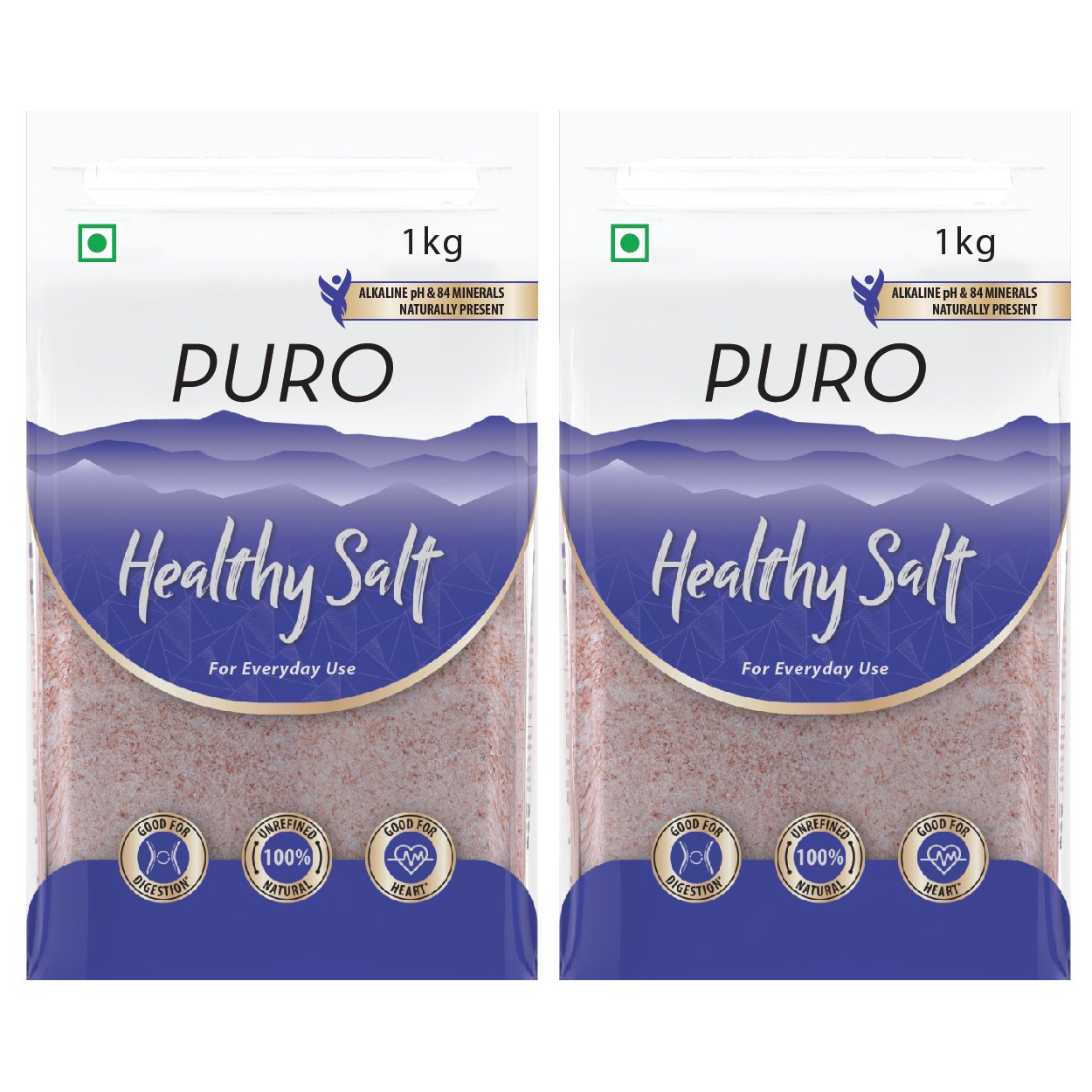 Puro Healthy Salt, 1kg (Pack of 2) : Amazon.in: Grocery & Gourmet Foods