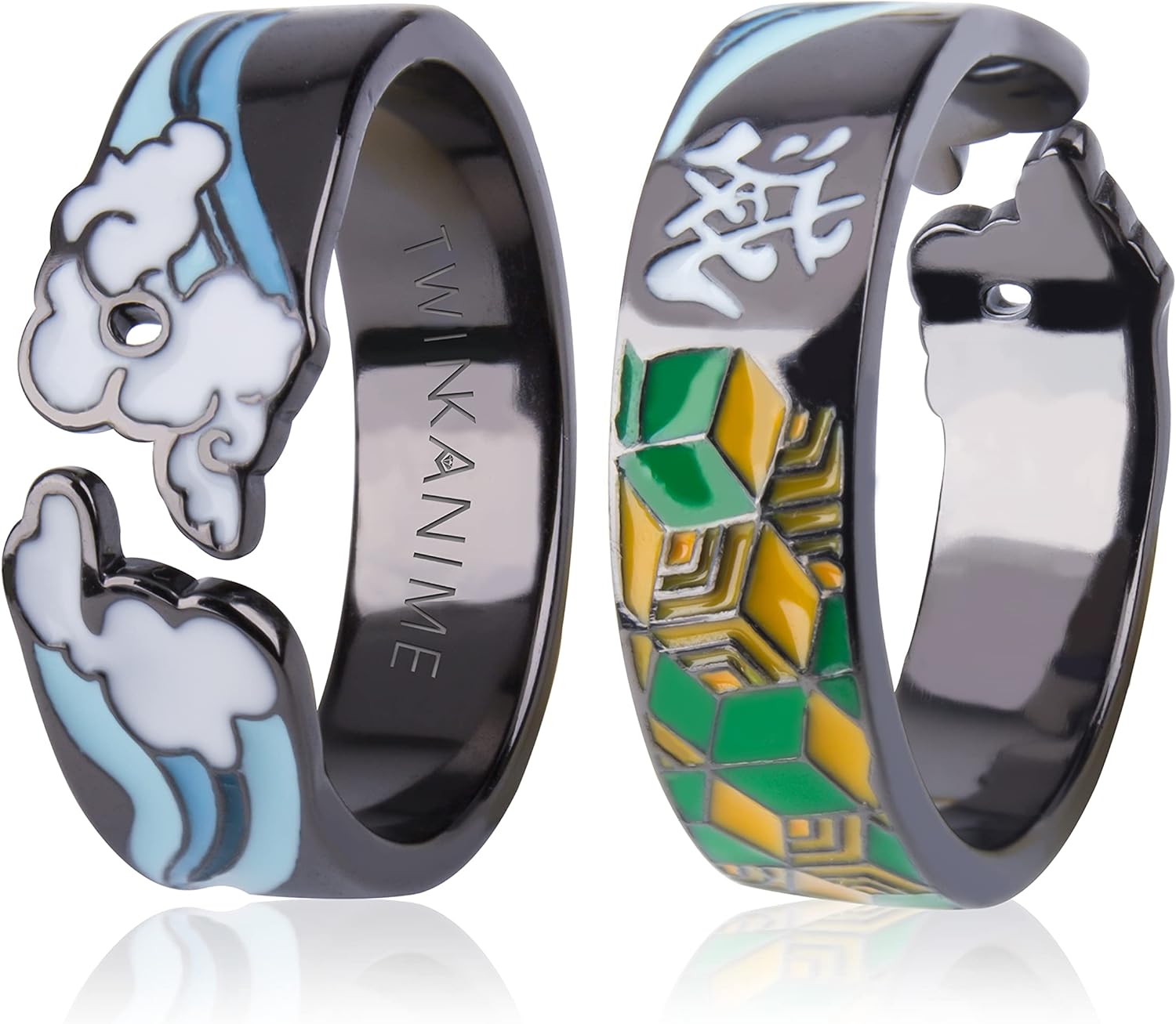 MenglisiMenglisiTWINKANIME Demon Anime Merch Ring Fashion Anime Jewelry ...