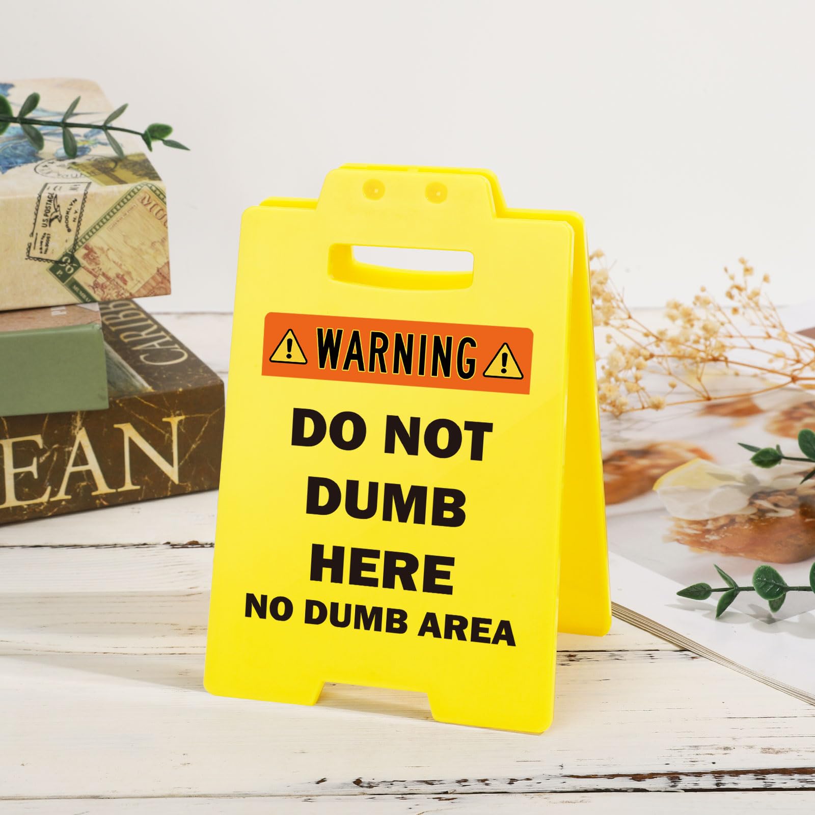 Overstimulated Desk Sign Caution , Funny Do Not Approach Office Signs ...