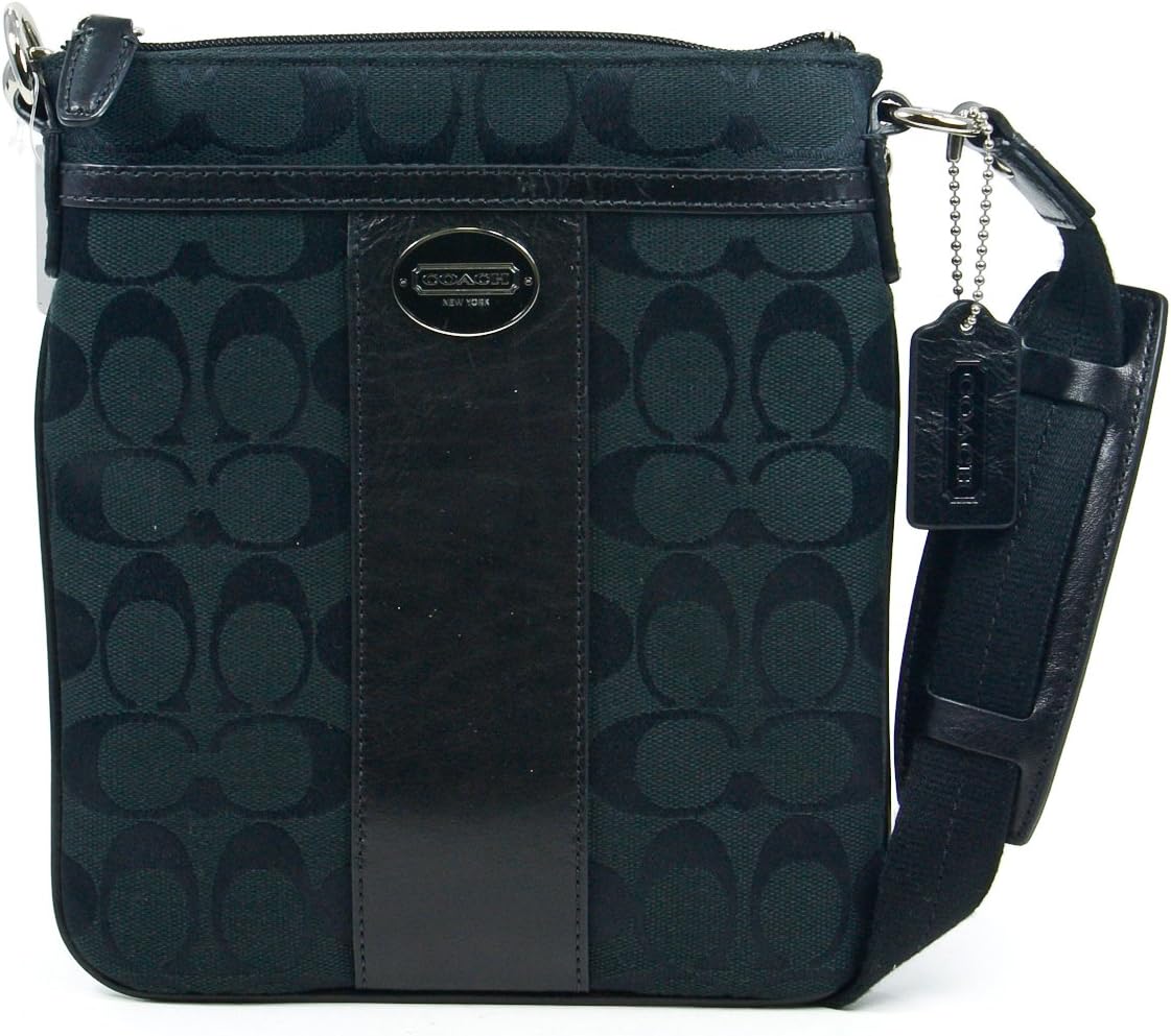 Coach Legacy Signature Swingpack Black Crossbody Bag Purse: Handbags ...