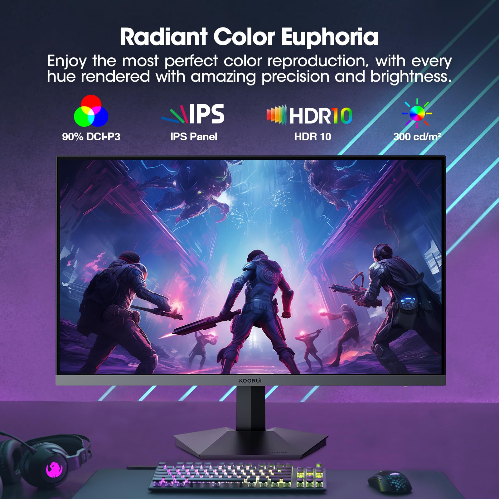 Snapklik.com : 27" QHD Gaming Monitor, 1440p, 240Hz Monitor, 1ms ...